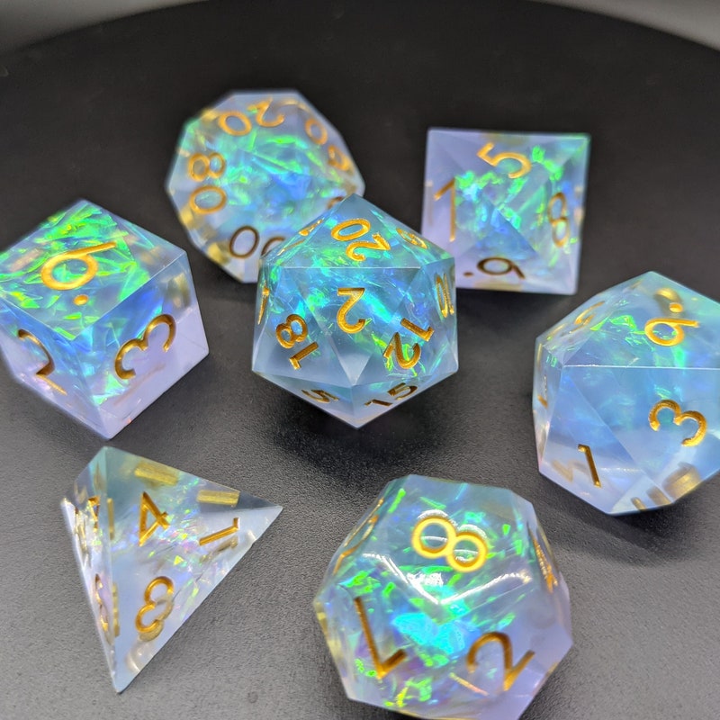 Clear Dice Set - Etsy