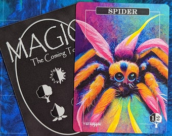 Mtg Tokens Spider - Etsy