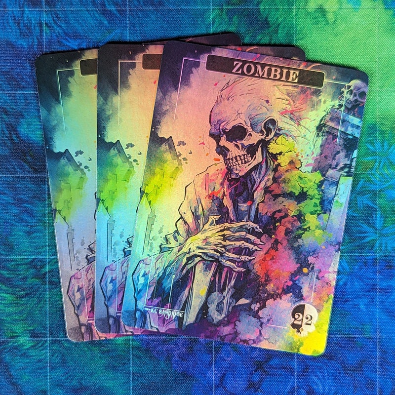 Zombie Tokens Foil - Etsy