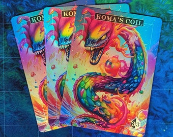 5 Koma's Coil Tokens for Magic the Gathering - Etsy