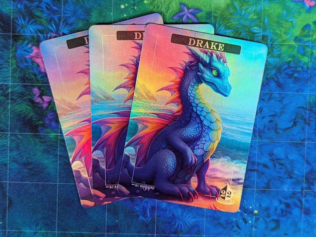 Drake Foil Tokens - Magic Proxies - Full Art Proxy - 3 Card Pack - Etsy