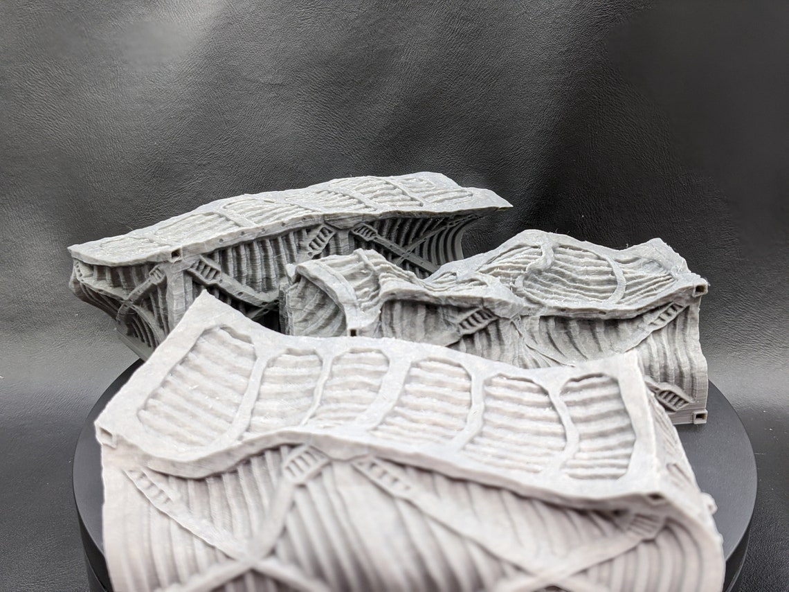 Crushed Shipping Cargo Container for Wargaming or Model Building ...