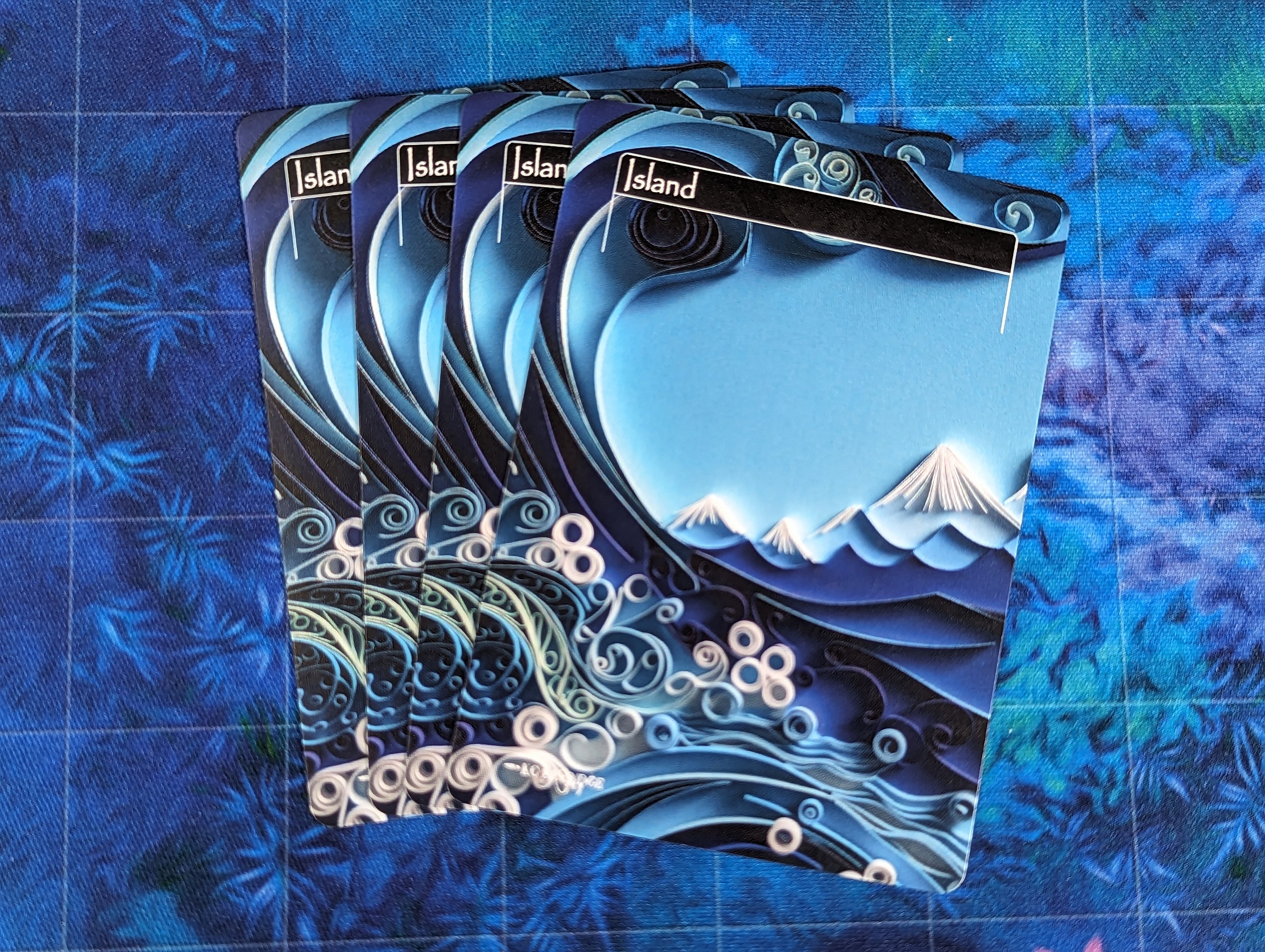 Basic Lands - Magic Proxies - Full Art Proxies - Paper Quilling Style ...