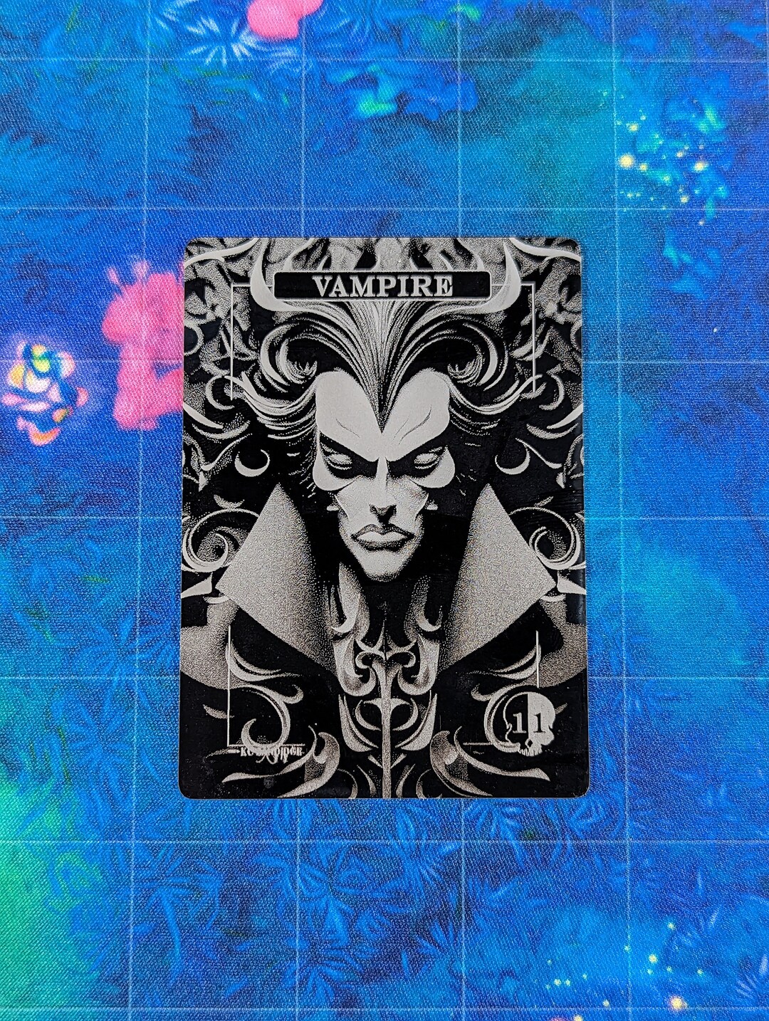 Vampire Metal Token - 0.5mm Thick Aluminum Card - Full Art Token ...