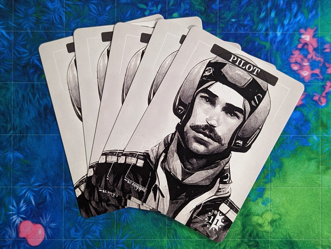 Pilot Tokens - 5 Card Pack - Etsy