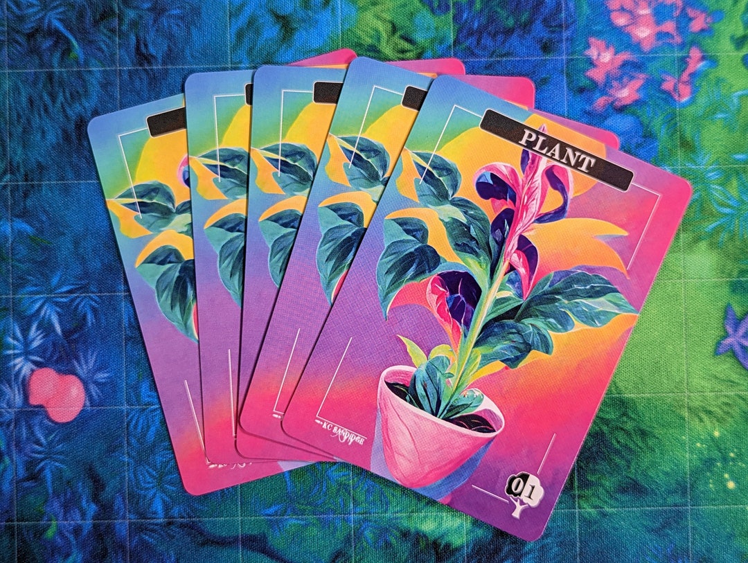 Plant Tokens - 5 Card Pack - Etsy