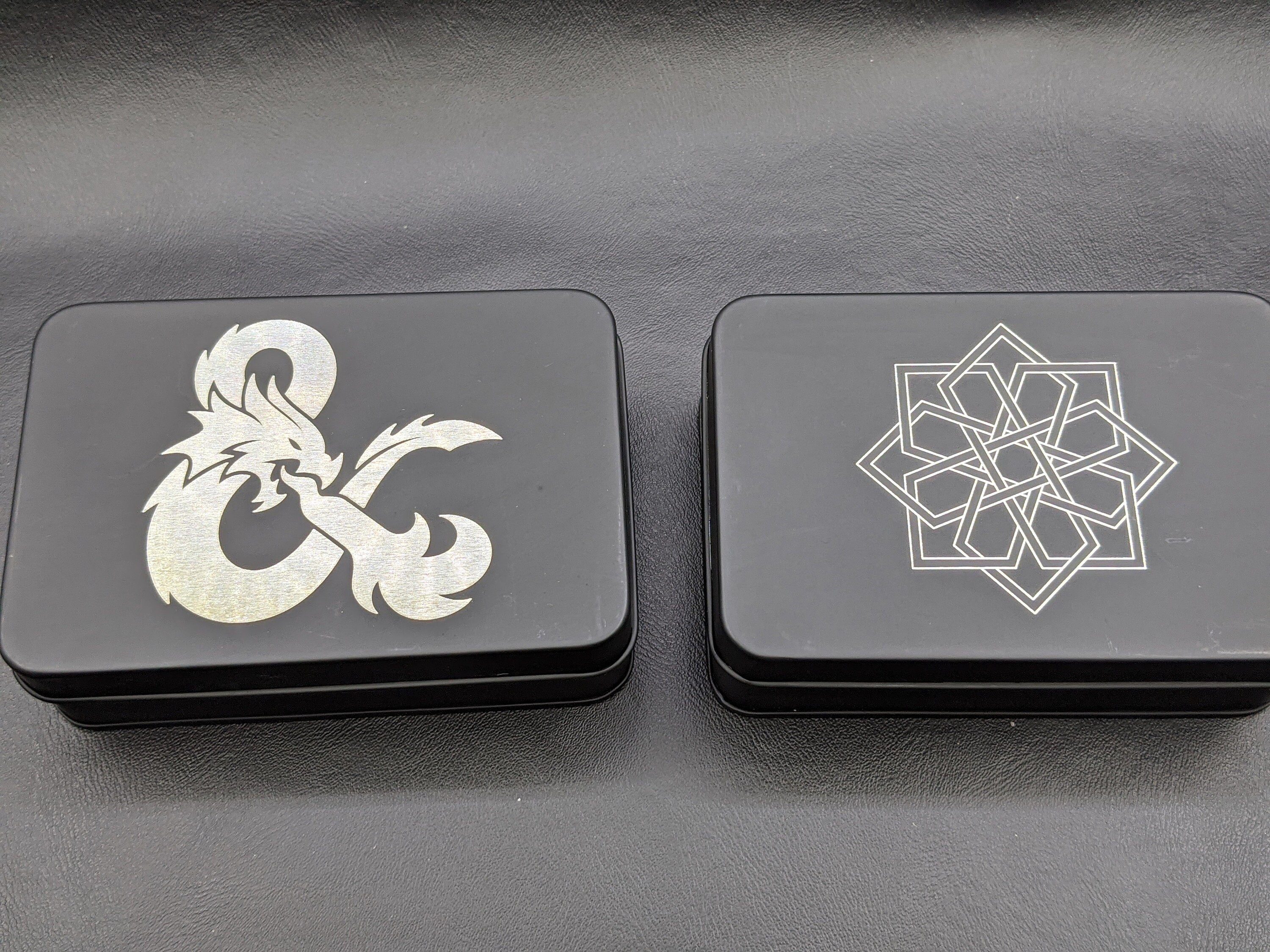 Black Dragon Scale Metal Polyhedral Dice D&D Dice TTRPG | Etsy