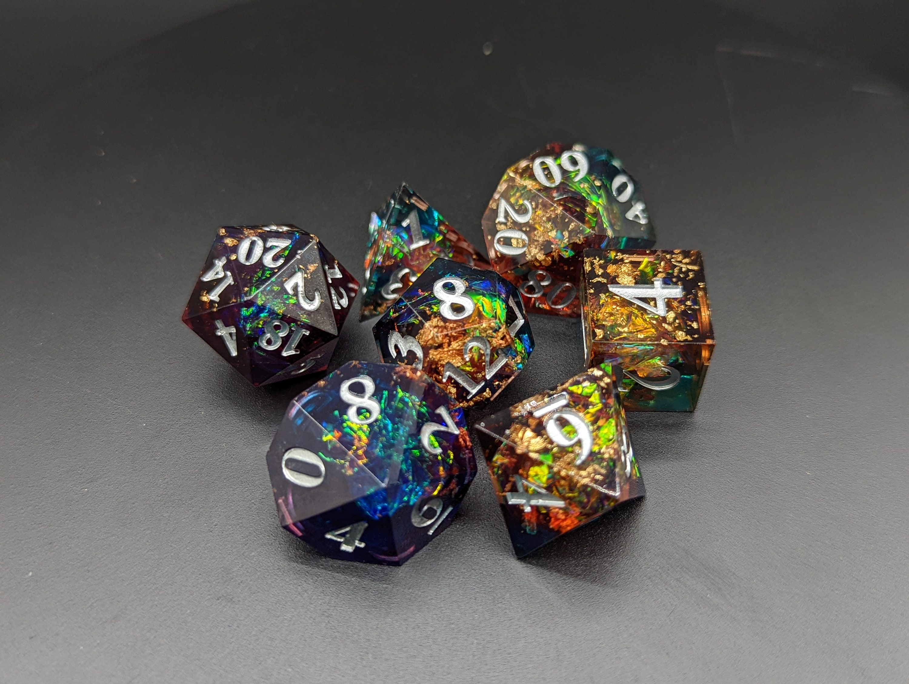 Polymorph Sharp Edge Dice Dnd Dice Set Polyhedral Dice - Etsy