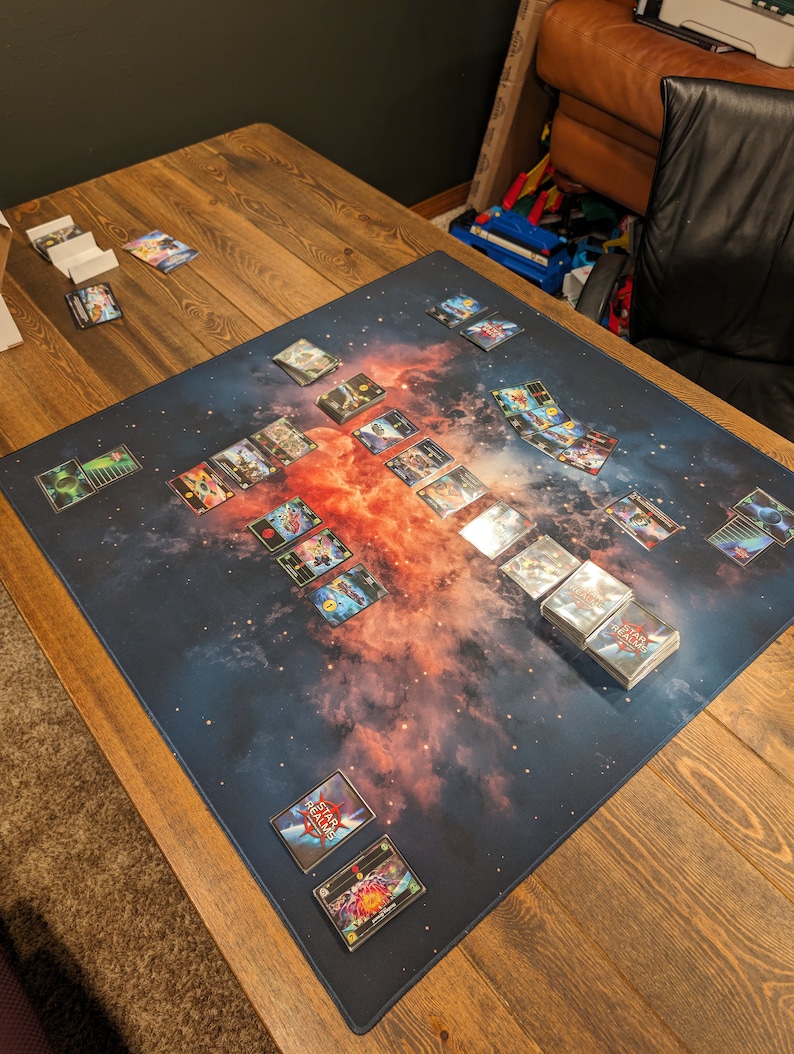 Space Themed Battle Mat - Game Mat - Wargaming Mat - Star Realms, X ...
