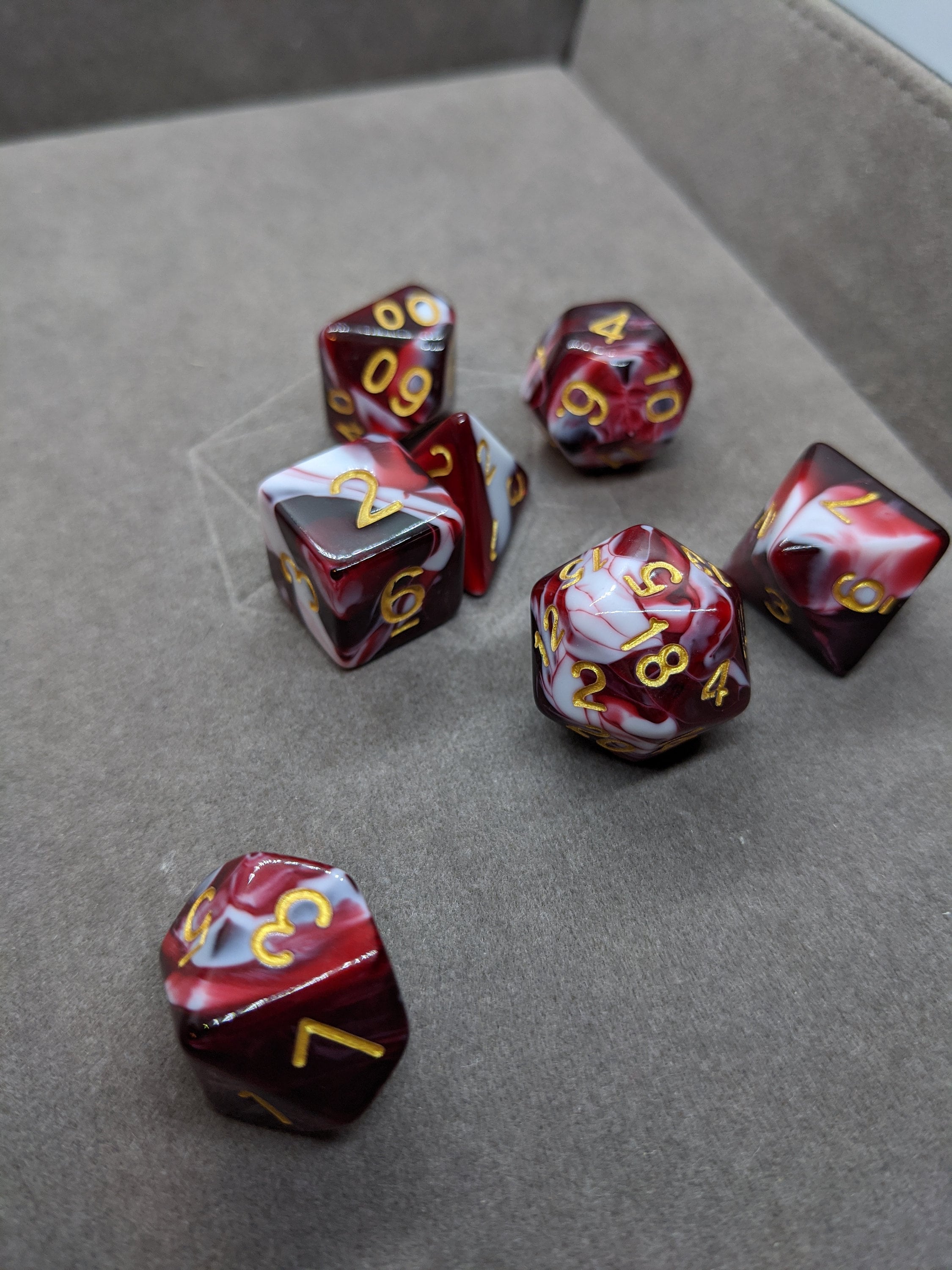 Blood Dice Dnd Dice Set Polyhedral Dice Set D&D Dice - Etsy