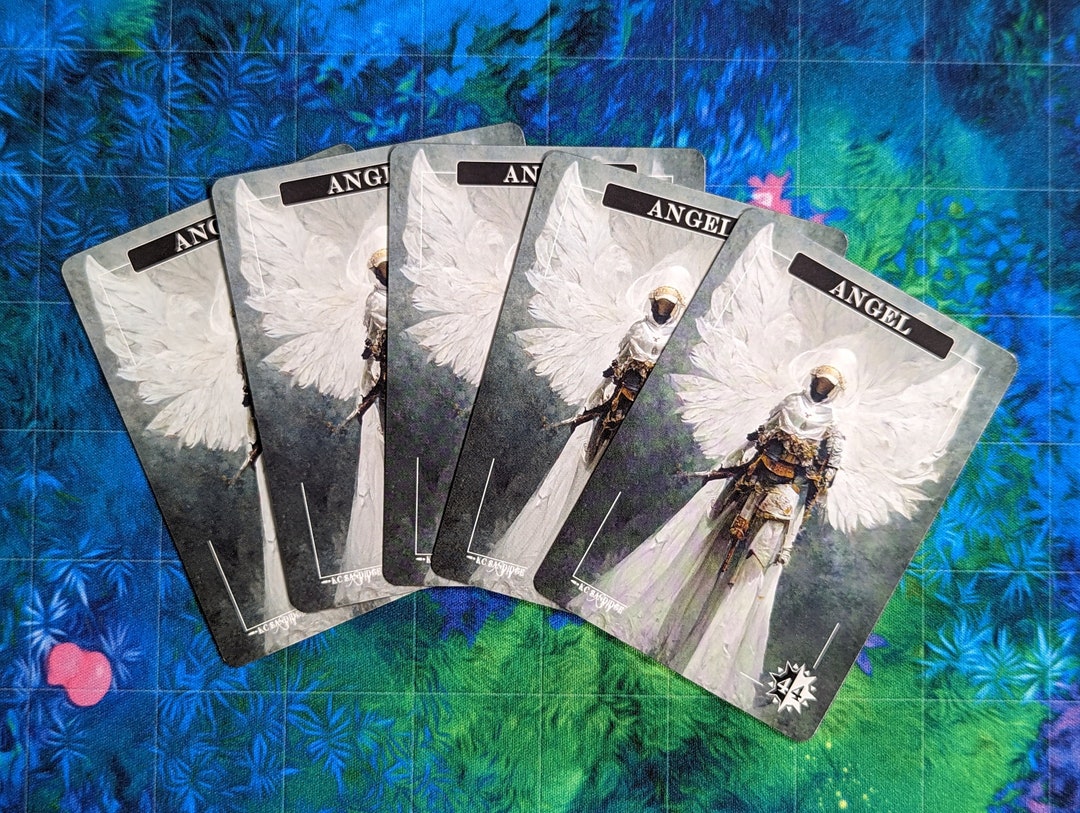 Angel Tokens - Magic Proxies - Full Art Proxy - 5 Card Pack - Etsy