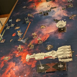 Space Themed Battle Mat - Game Mat - Wargaming Mat - Star Realms, X ...