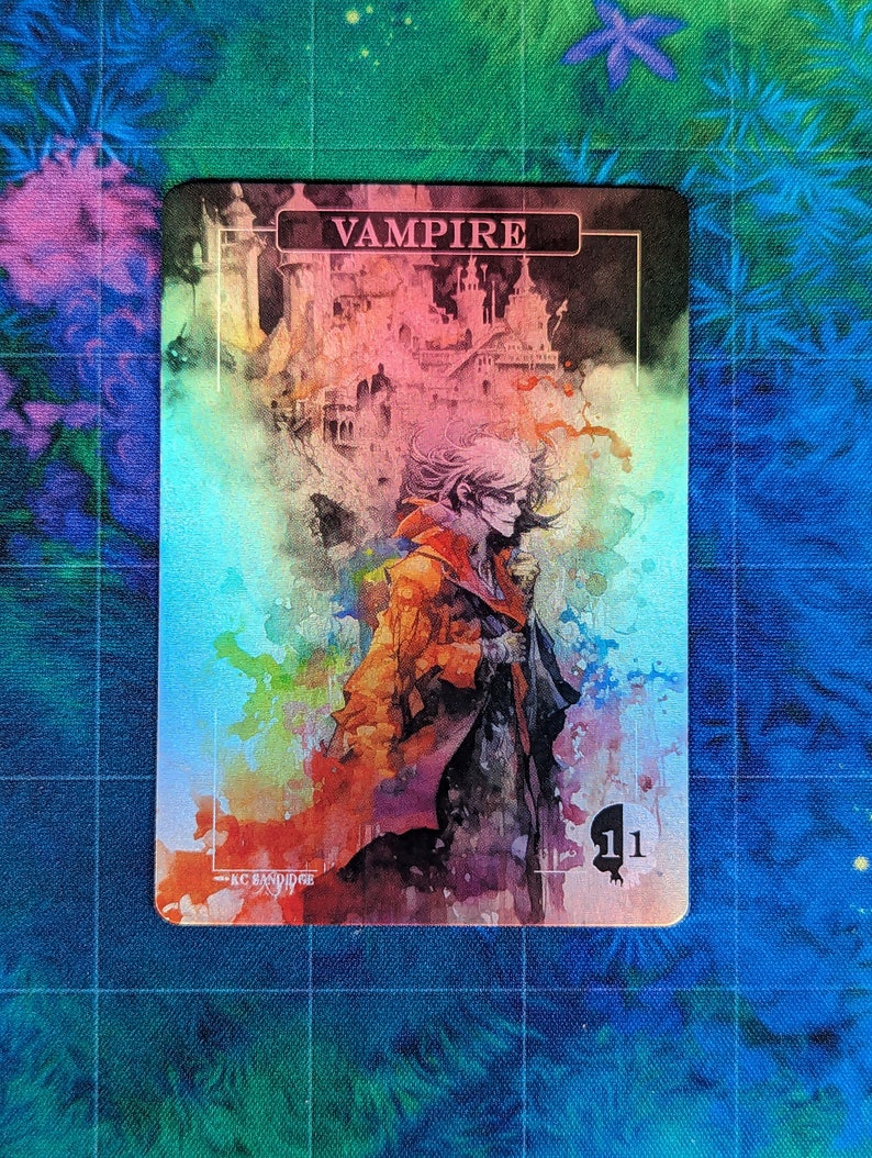 Vampire 1/1 Foil Tokens - 3 Card Pack - Etsy UK