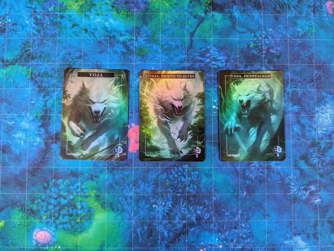 Voja Foil Token Set - 3 Card Pack - Etsy