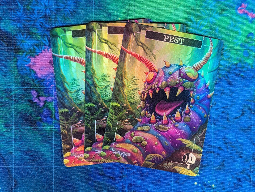 Pest Foil Tokens - 3 Card Pack - Etsy