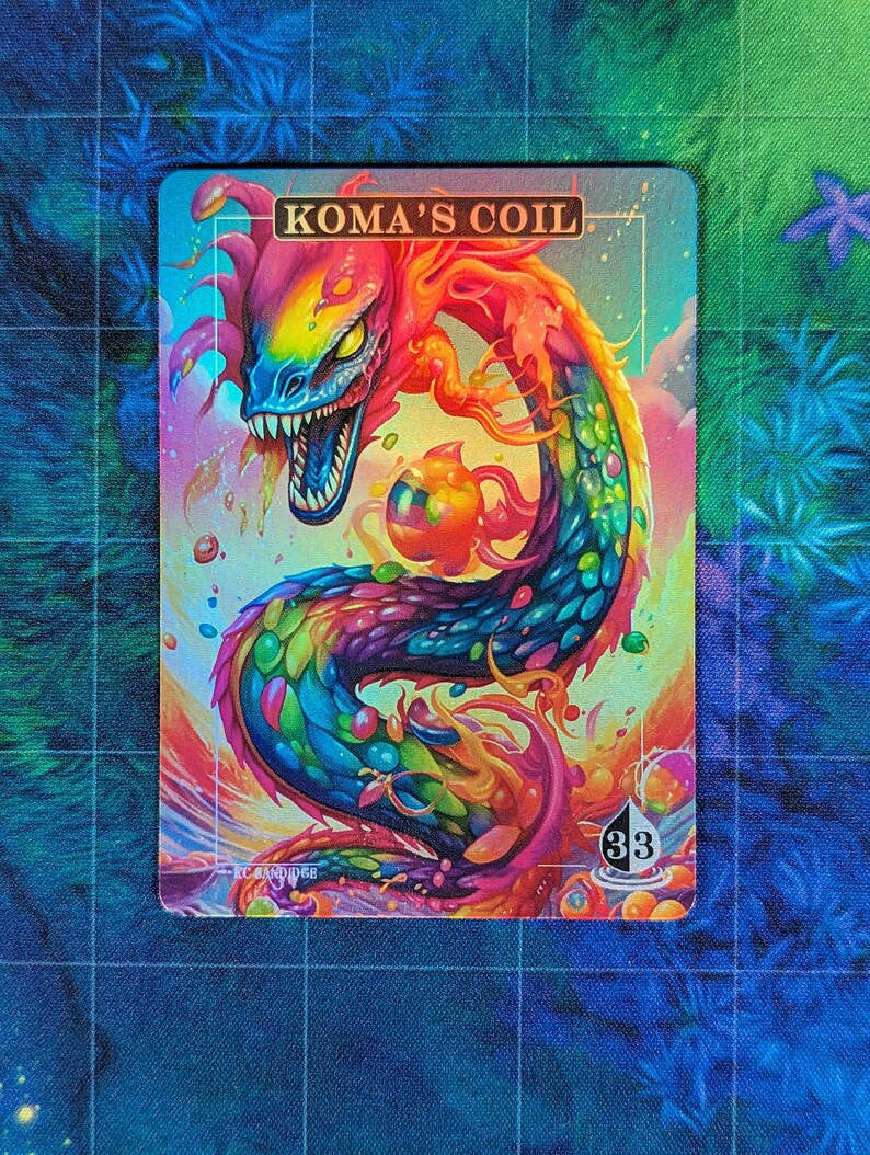 Fichas de lámina de Koma's Coil - Proxies mágicos - Proxy de arte ...