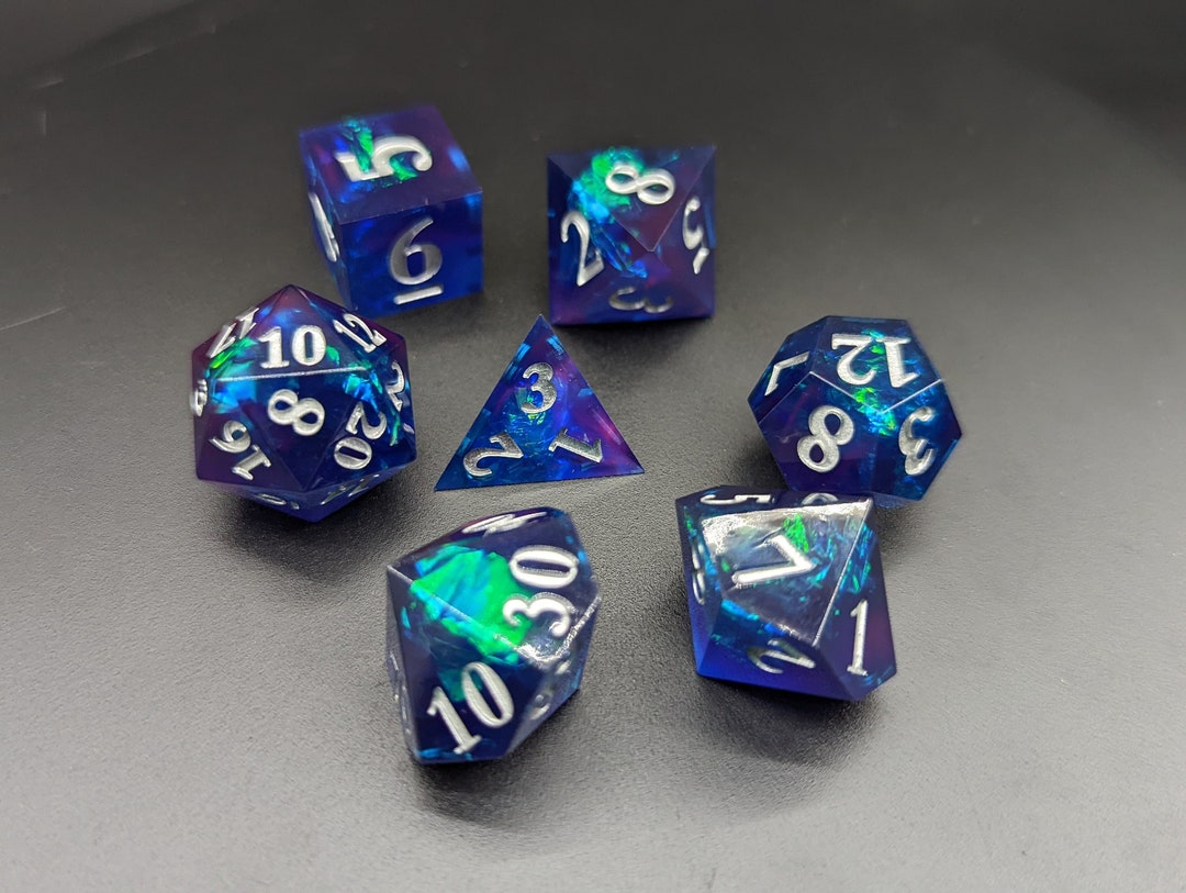 Dimension Door - Sharp Edge Dice - Dnd Dice Set - Polyhedral Dice Set ...