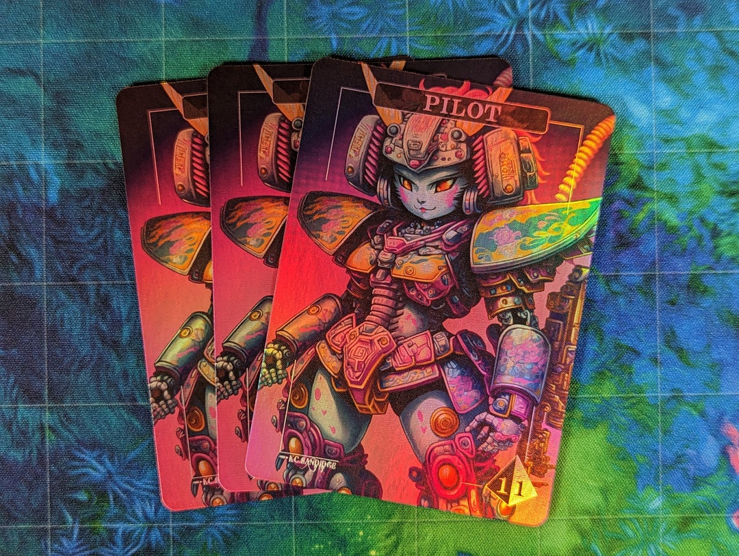 Pilot Foil Tokens Magic Proxies Full Art Proxy 3 Card Pack - Etsy