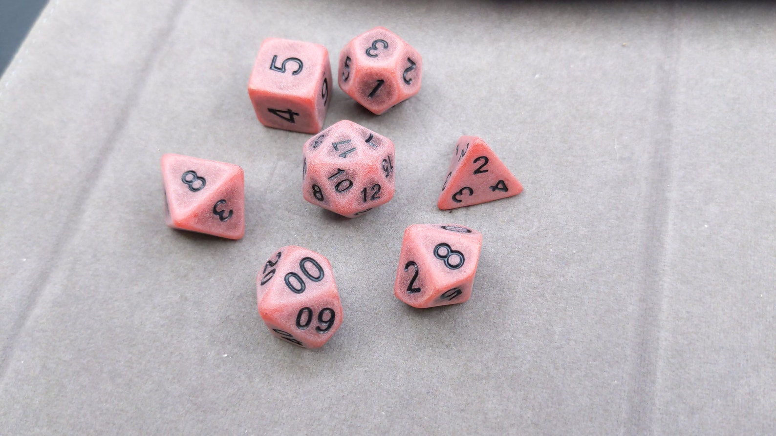 Red Bones - Dnd Dice Set - Polyhedral Dice Set - D&D Dice - TTRPG Dice ...