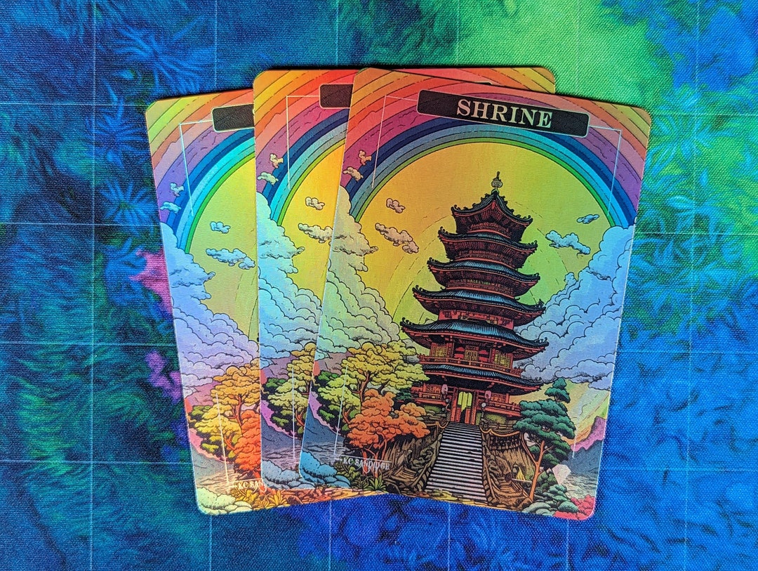 Shrine Foil Tokens - Magic Proxies - Full Art Proxy - 3 Card Pack - Etsy