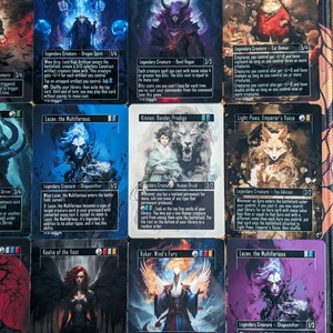 Full Color Metal Commander Proxies - 1.1mm Thick Metal Card - Full Art ...