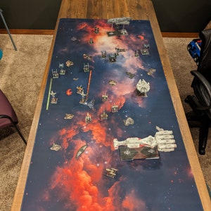 Space Themed Battle Mat - Game Mat - Wargaming Mat - Star Realms, X ...