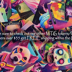 Angel Tokens Magic Proxies Full Art Proxy 5 Card Pack - Etsy