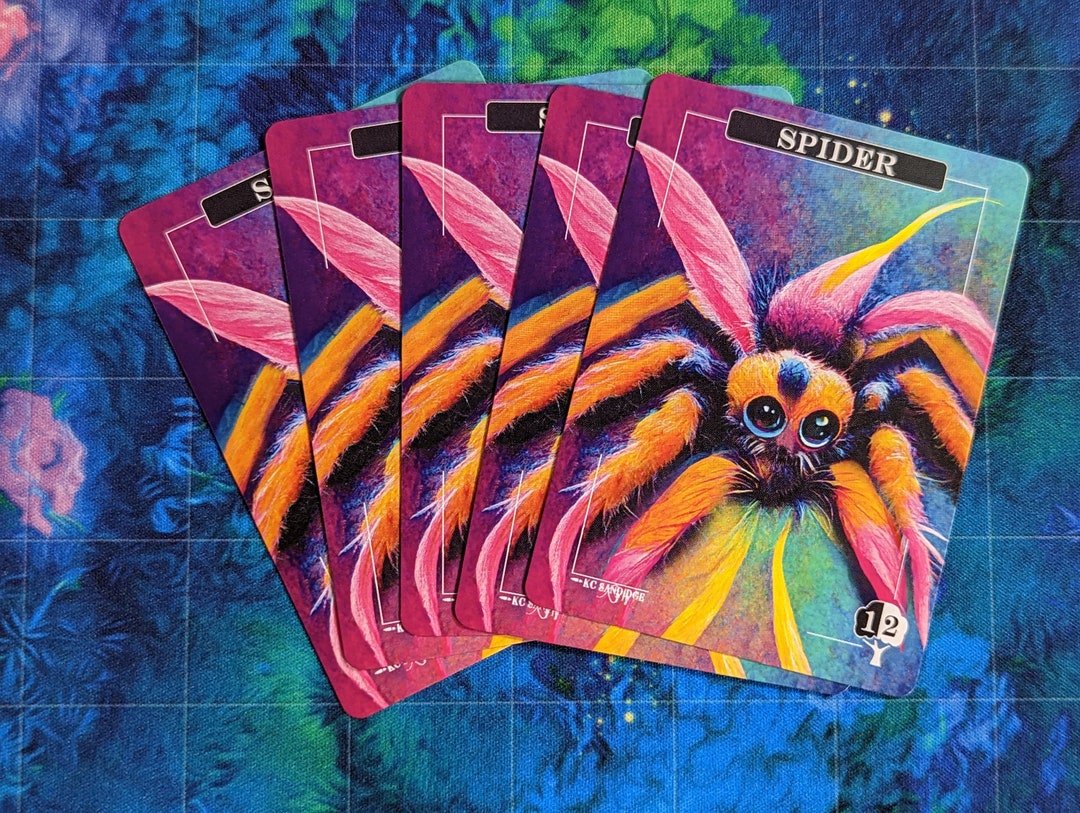 Spider Tokens - 5 Card Pack - Etsy