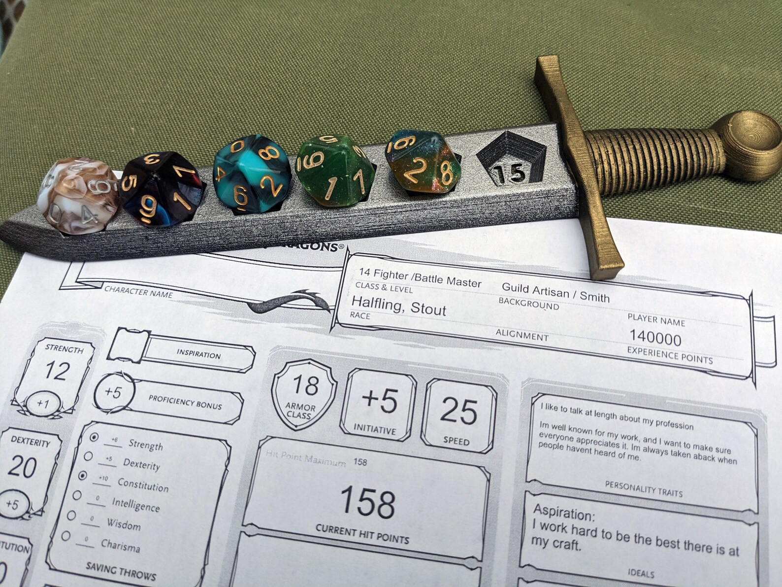 Battle Master Superiority Dice Tracker themed 5e Dungeons - Etsy