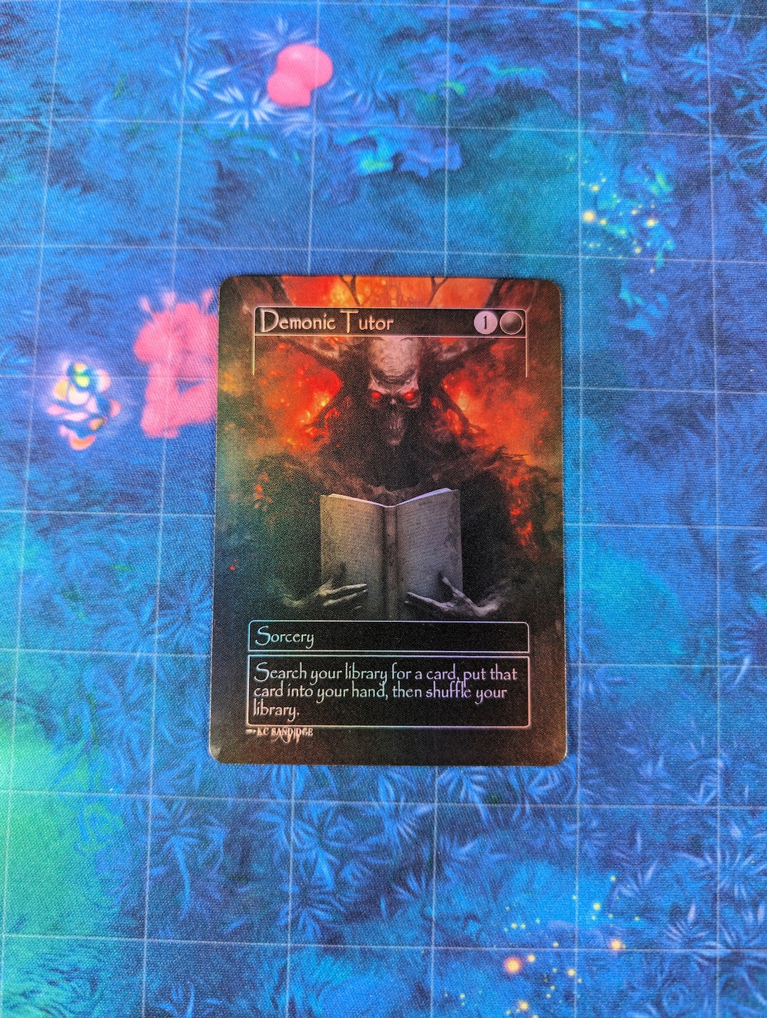 Demonic Tutor Foil Proxy (foil Proxy) - Magic Proxies - Full Art Proxy ...