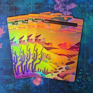 Basic Lands (foil) - Magic Proxies - Full Art Proxies - Etsy