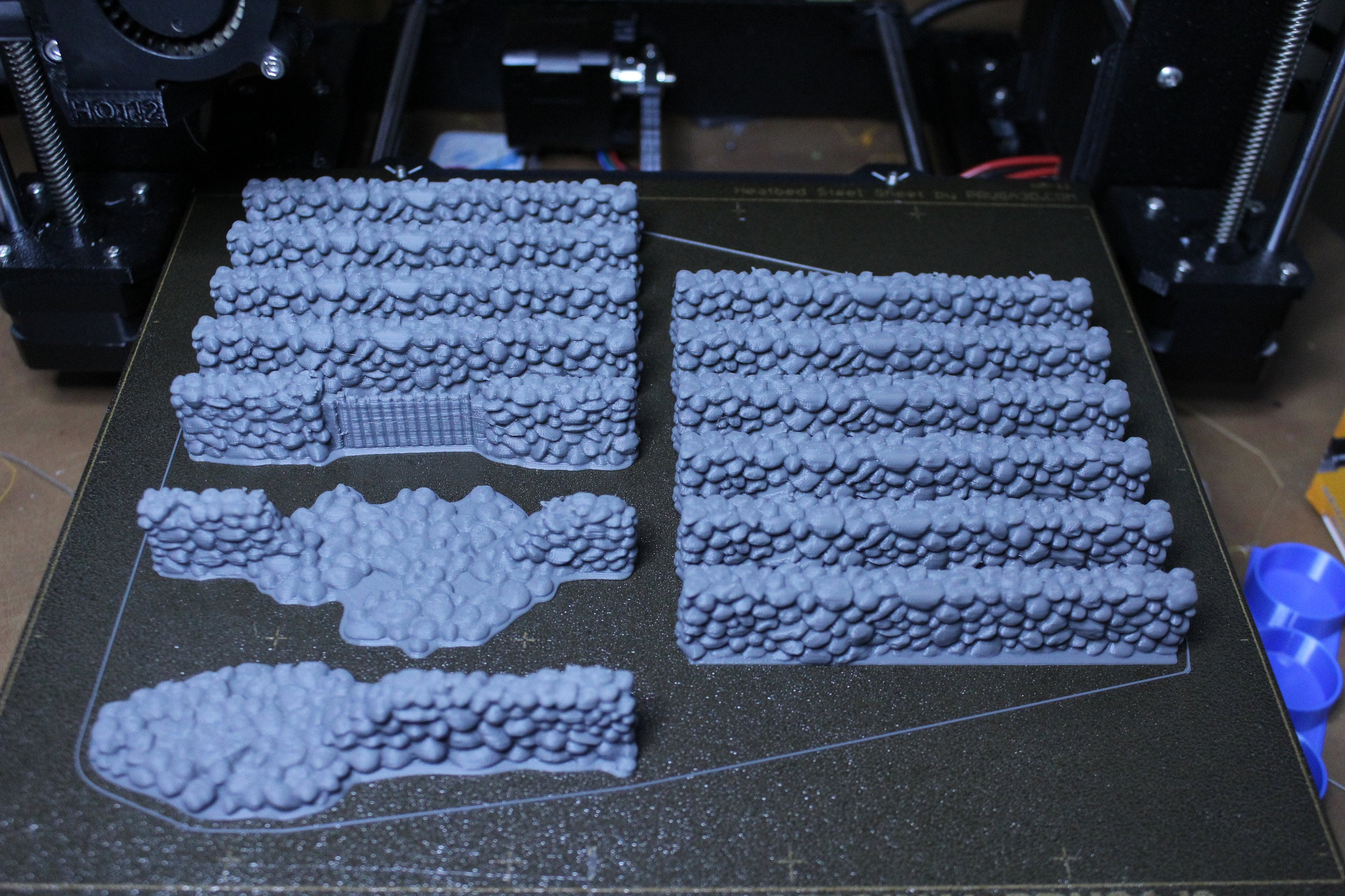 15mm/28mm Scale Cobblestone Wall Set - D&D, Dungeons and Dragons ...