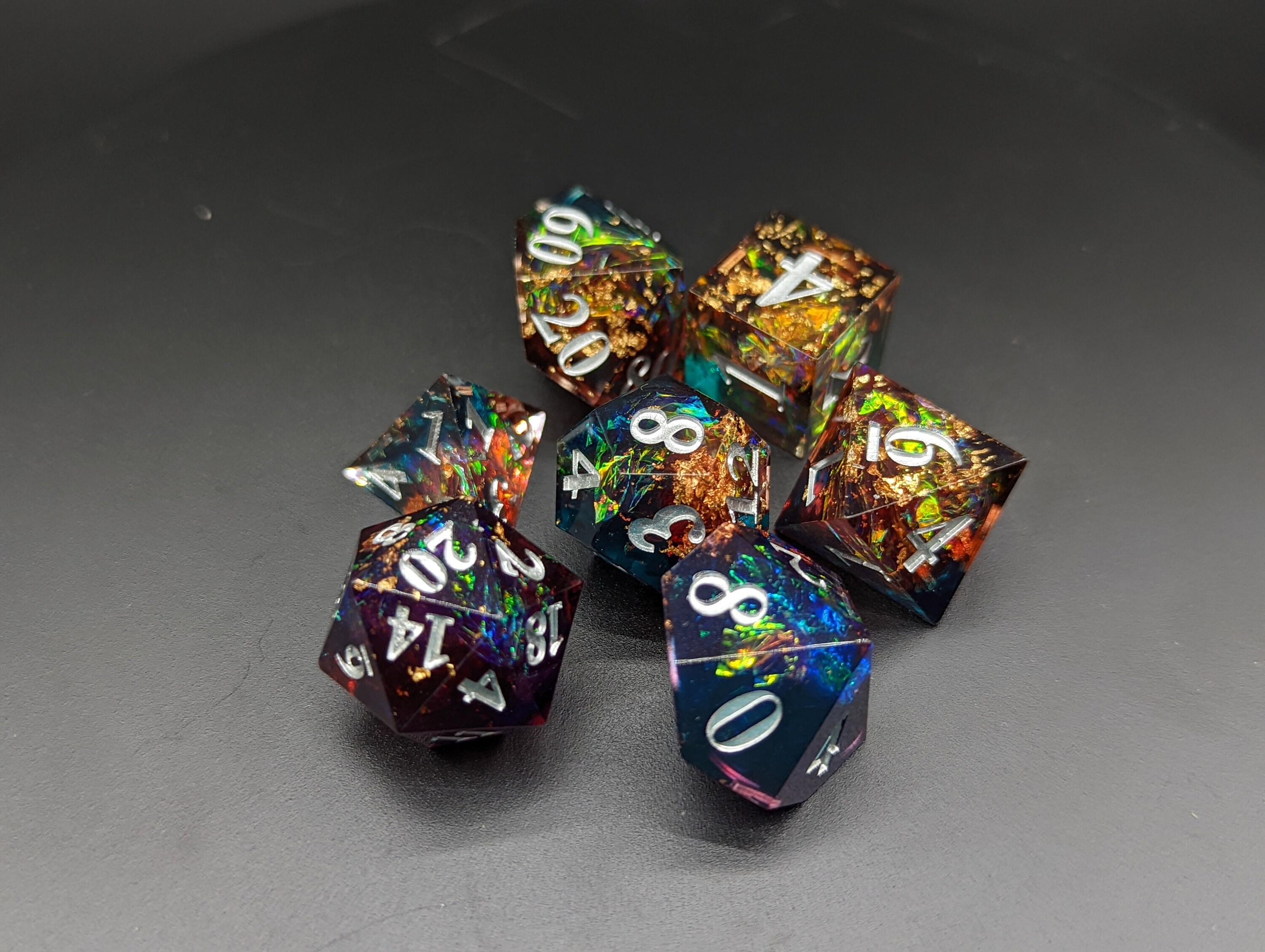 Polymorph Sharp Edge Dice Dnd Dice Set Polyhedral Dice - Etsy