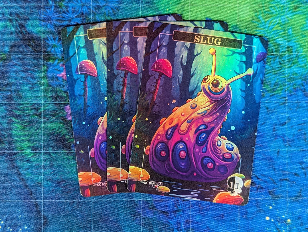 Slug Foil Tokens - Magic Proxies - Full Art Proxy - 3 Card Pack - Etsy