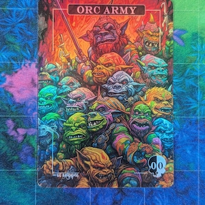 Orc Army Foil Tokens Magic Proxies Full Art Proxy 3 Card Pack - Etsy