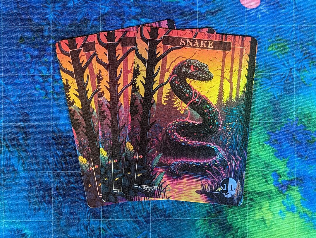 Snake Foil Tokens - Magic Proxies - Full Art Proxy - 3 Card Pack - Etsy