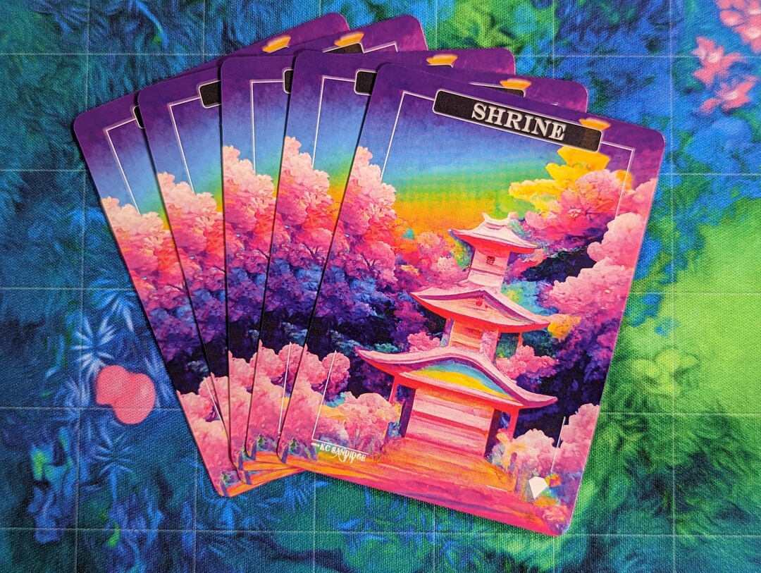 Shrine Tokens Magic Proxies Full Art Proxy 5 Card Pack - Etsy