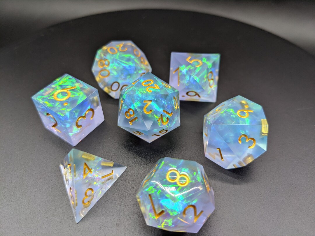 Eldritch Blast! Sharp Edge Dice - Dnd Dice Set - Polyhedral Dice Set ...