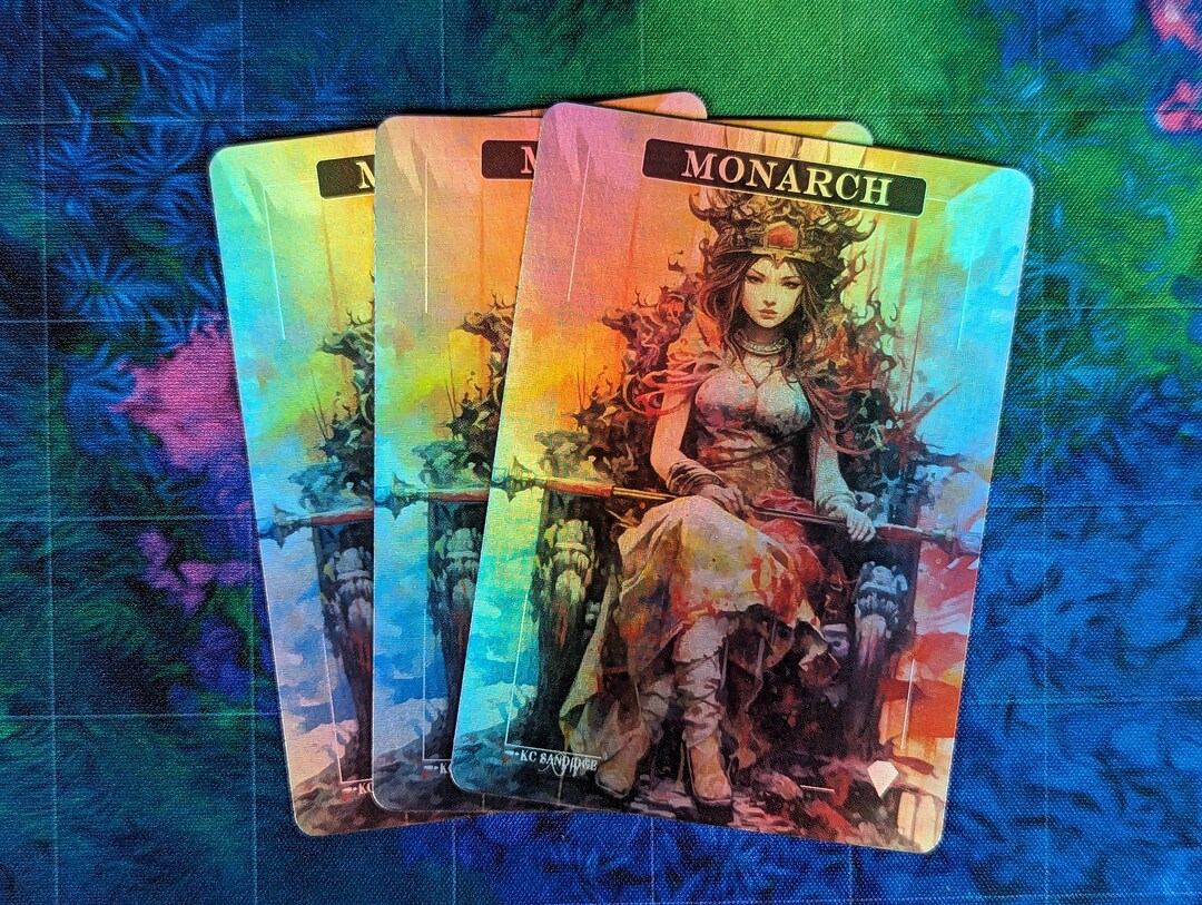 Monarch Foil Tokens - Magic Proxies - Full Art Proxy - 3 Card Pack - Etsy