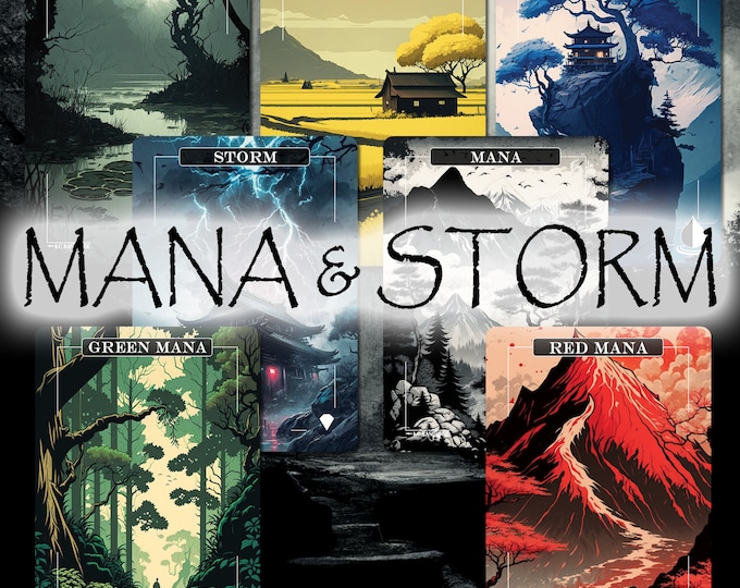 Mana and Storm Set Magic Proxies Full Art Proxy - Etsy
