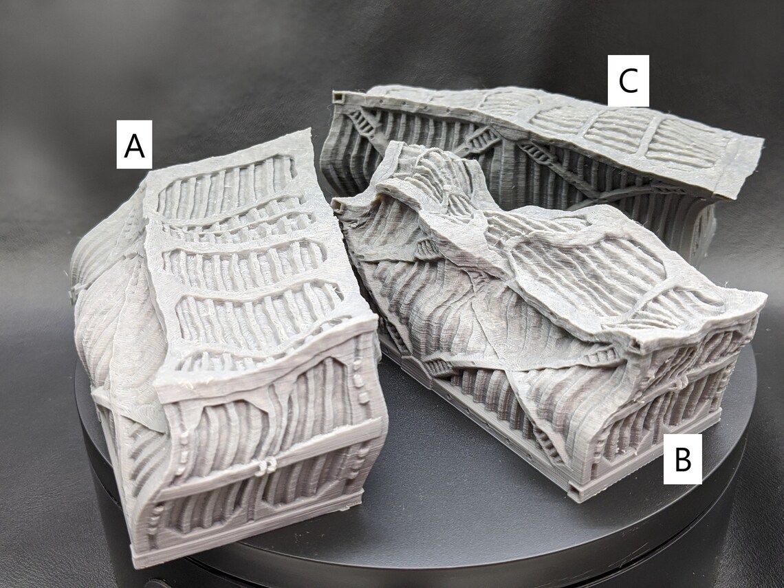 Crushed Shipping Cargo Container for Wargaming or Model Building ...