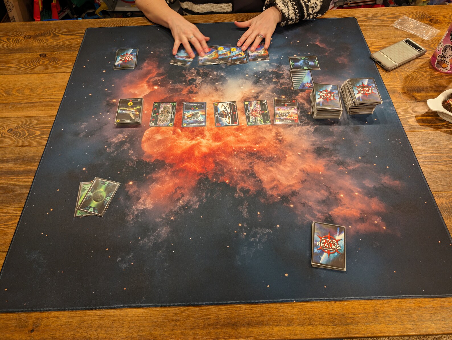 Space Themed Battle Mat - Game Mat - Wargaming Mat - Star Realms, X ...