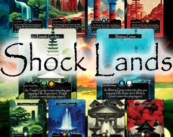 Shock Lands - Etsy