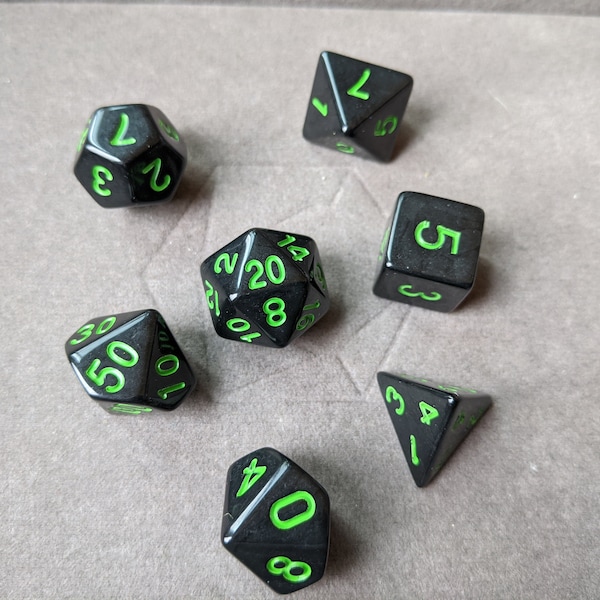 Dnd Dice Set - Etsy