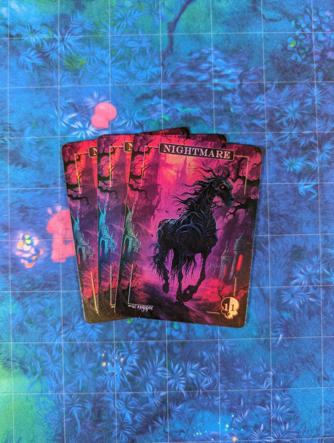 Nightmare Foil Tokens - 3 Card Pack - Etsy