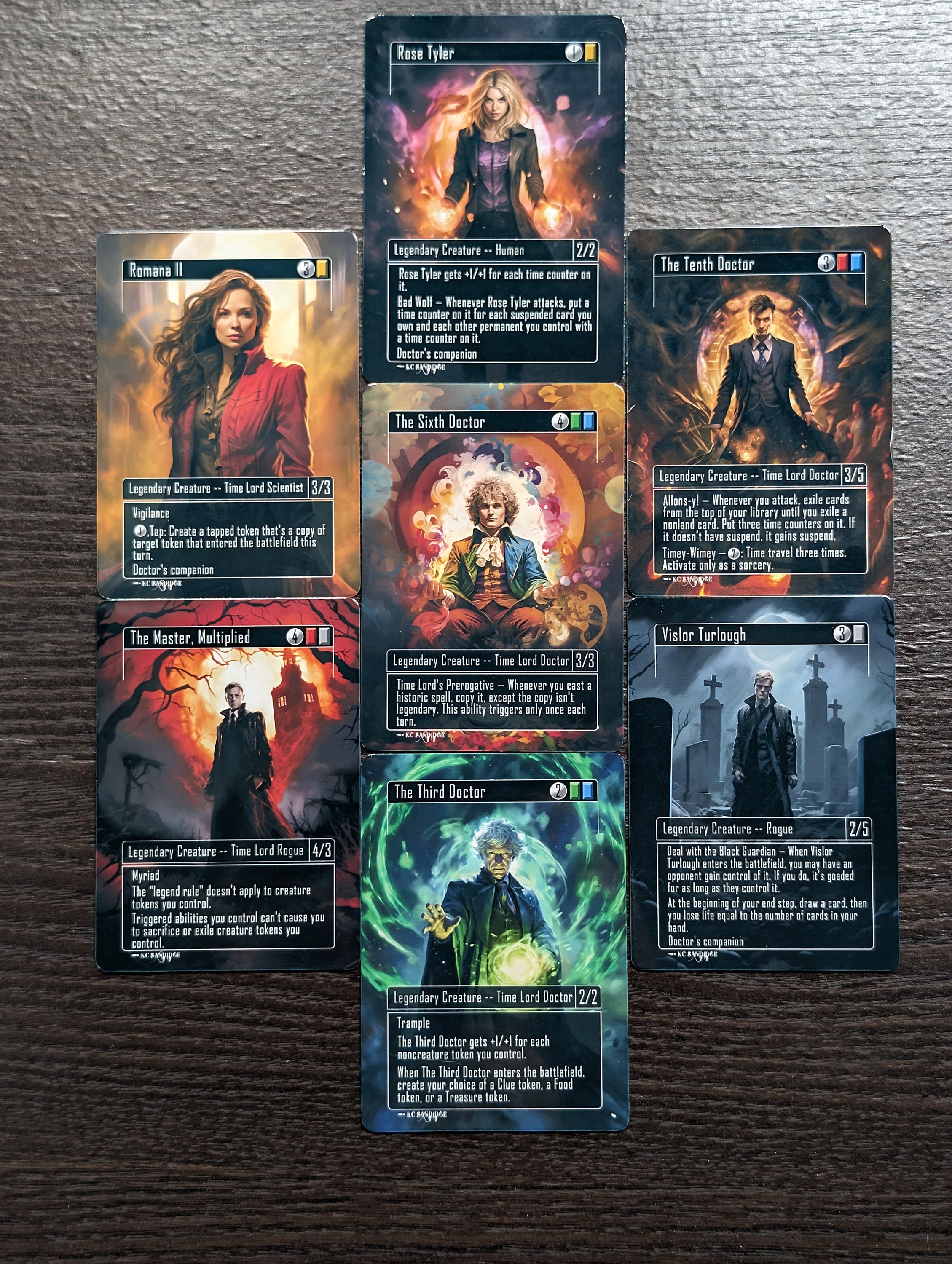 Full Color Metal Commander Proxies - 1.1mm Thick Metal Card - Full Art ...