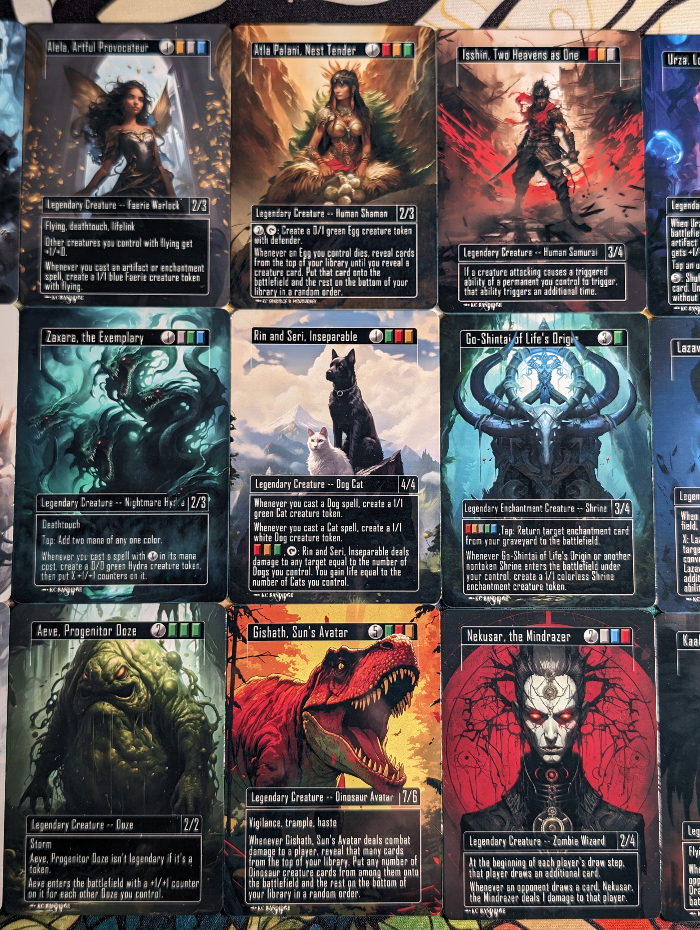 Full Color Metal Commander Proxies - 1.1mm Thick Metal Card - Full Art ...