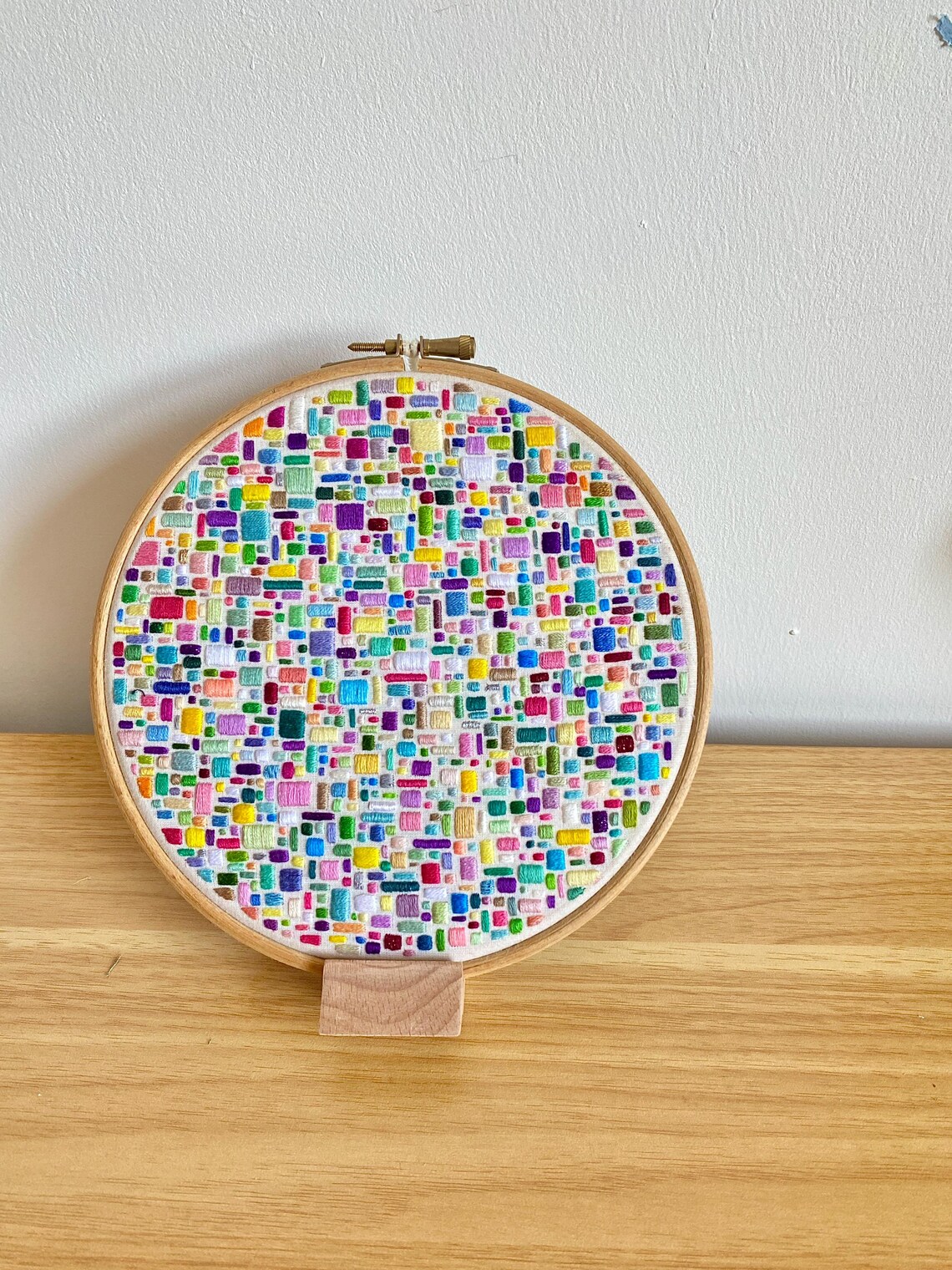 Squares Embroidery Pattern, Beginner Friendly, Instant Download PDF ...