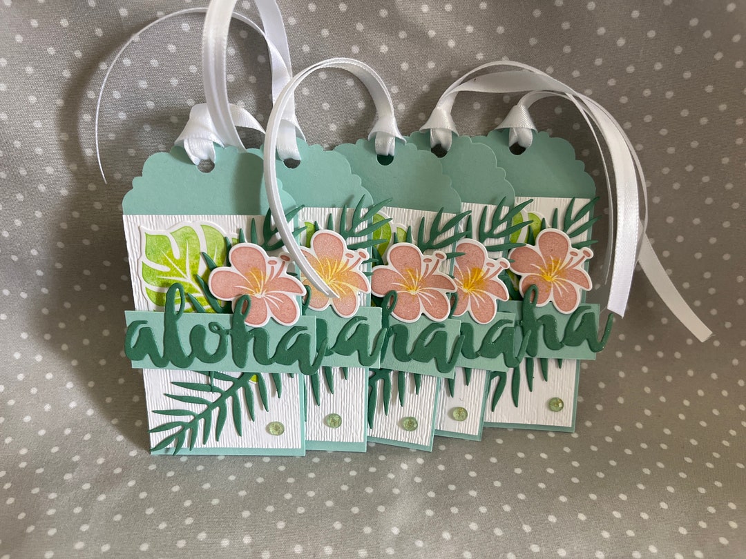 Stampin Up Cute Aloha Hawaiian Tag, Pack of 5 - Etsy
