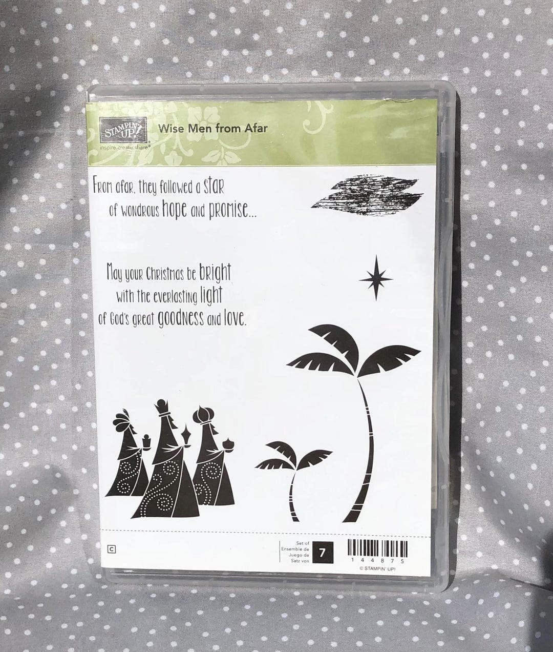 Retired Stampin Up! Wise Men From Afar Set of 7 Stamps! Palm Tree ...